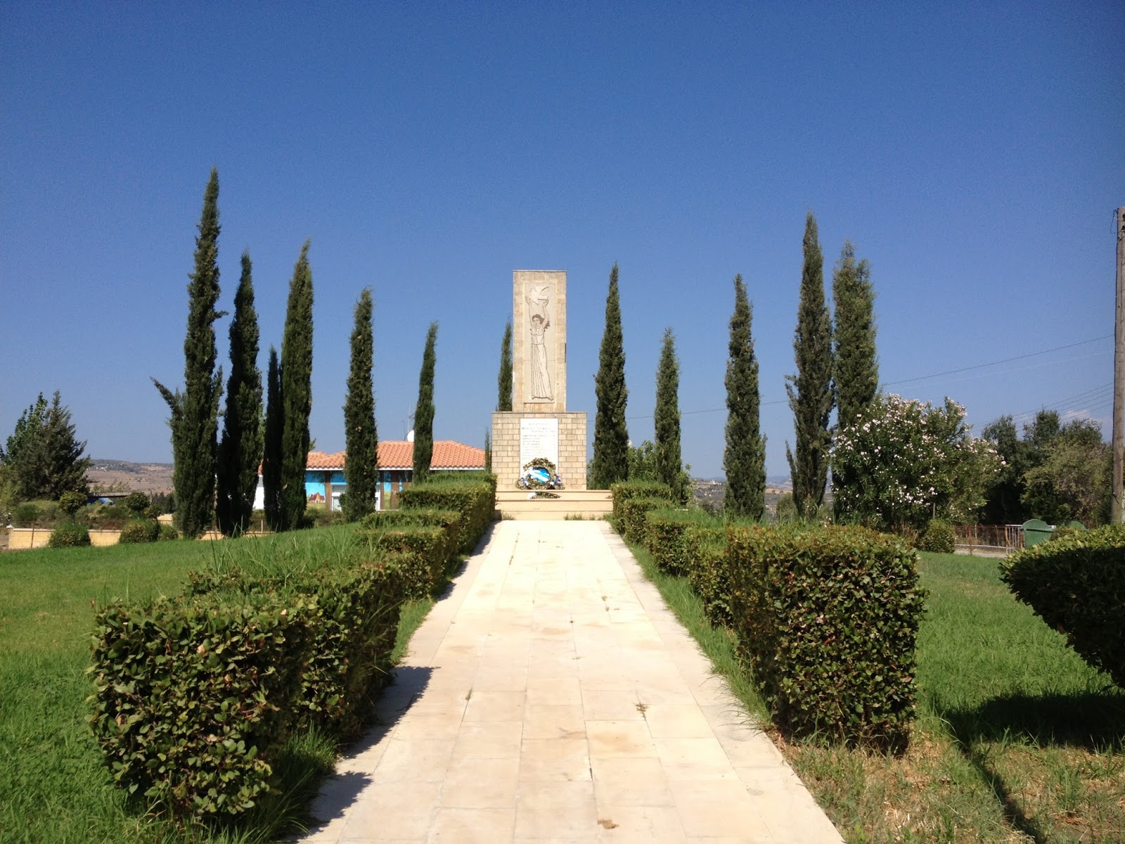 SecretCyprusTravel: Monument at Polemi village, Pafos