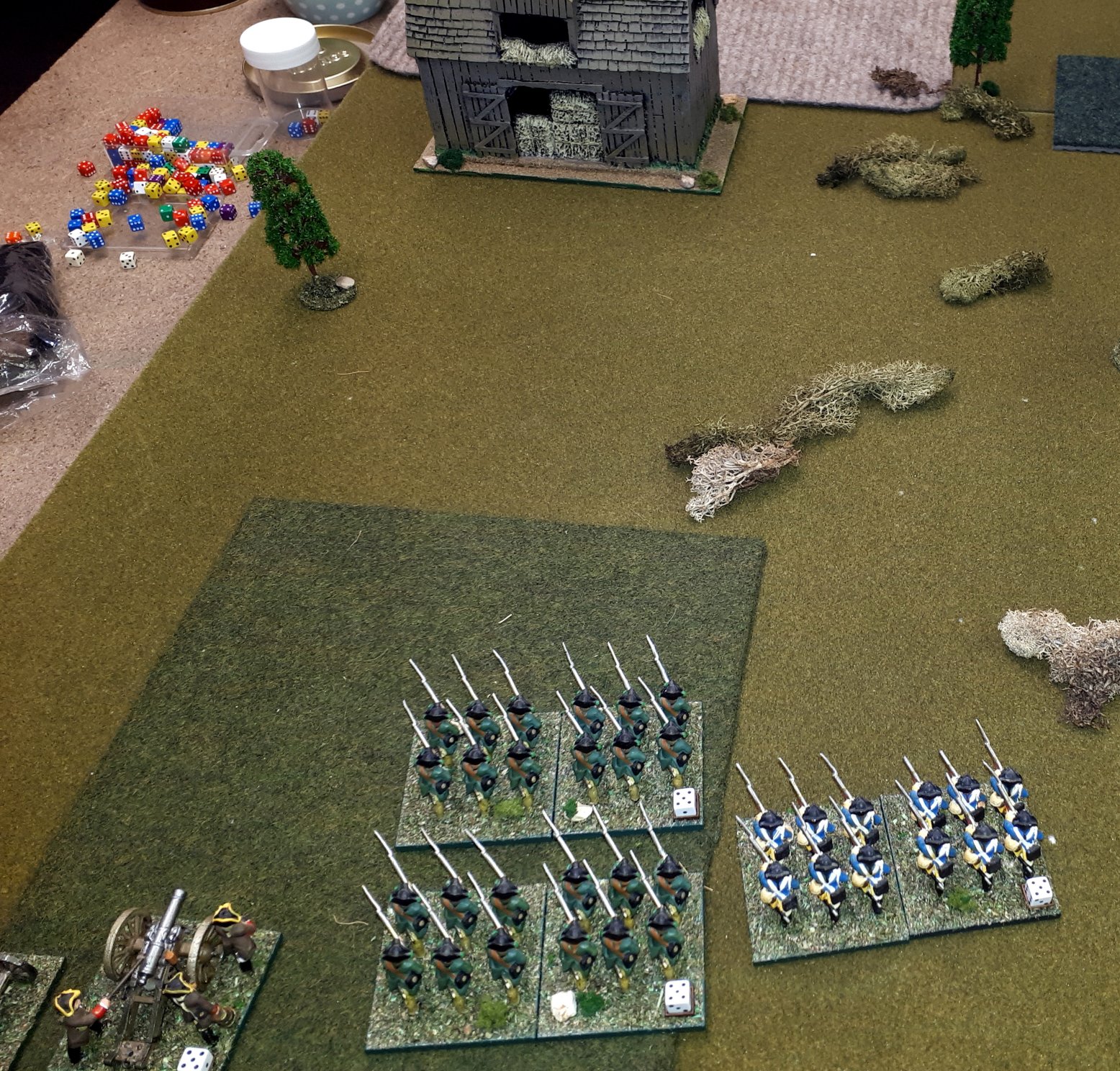 "One Hour Wargames" - Scenario 15 - "Fortified Defence" - Setup and ...