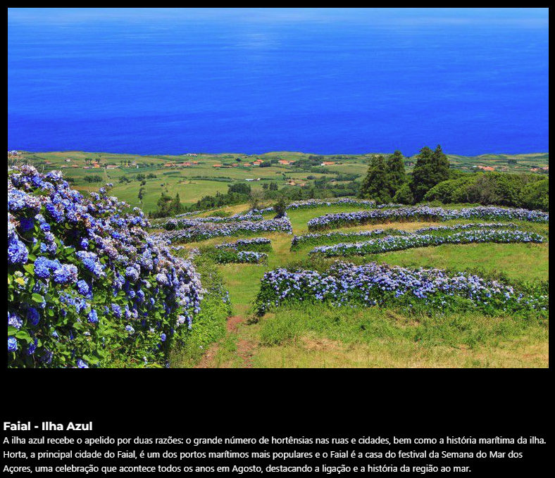 As Cores Dos Açores: Sabia Que Cada Ilha Representa Uma Cor? Descubra A ...