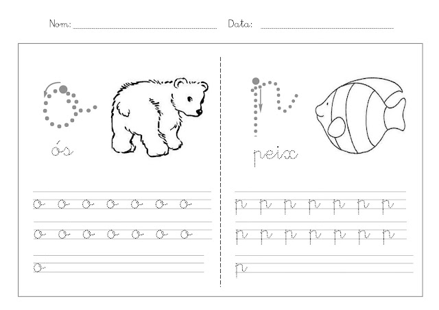 Caligrafia ABC. - Atividades de Caligrafia
