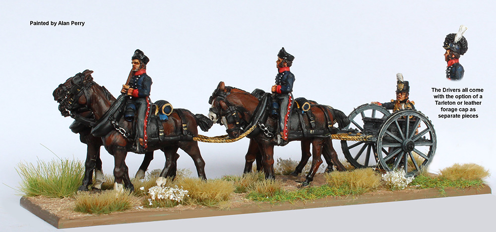 Tabletop Fix: Perry Miniatures - New Napoleonic Artillery Limbers