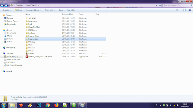Cara Memunculkan Folder ProgramData di Local Disk C - MM Blog Official