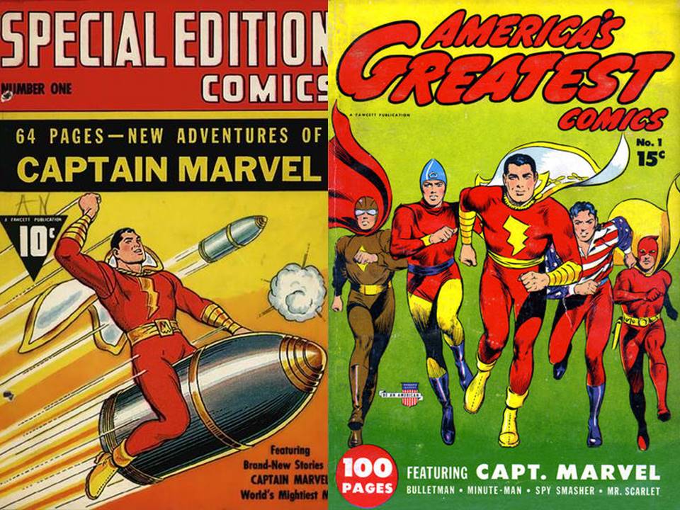 Dave's Comic Heroes Blog: Shazam! It's Fawcett's Captain Marvel