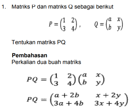 Contoh Soal Matriks Singular - Bakti Soal