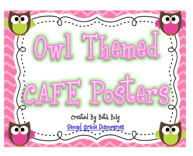 Second Grade Discoveries with Miss Bily: Bright and Owl CAFE Poster ...