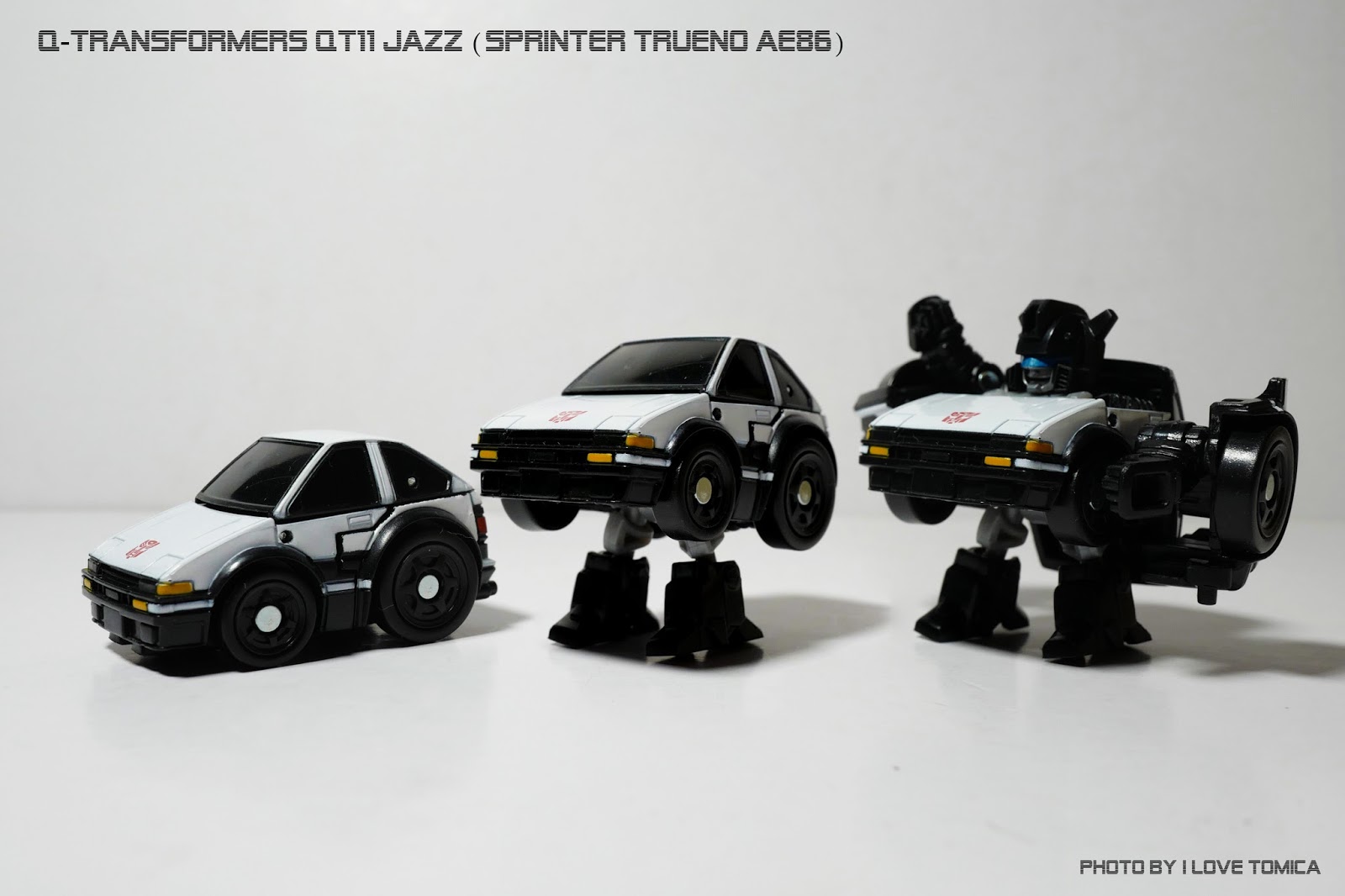 I Love Tomica: Q-Transformers QT11 Jazz (Sprinter Trueno AE86)