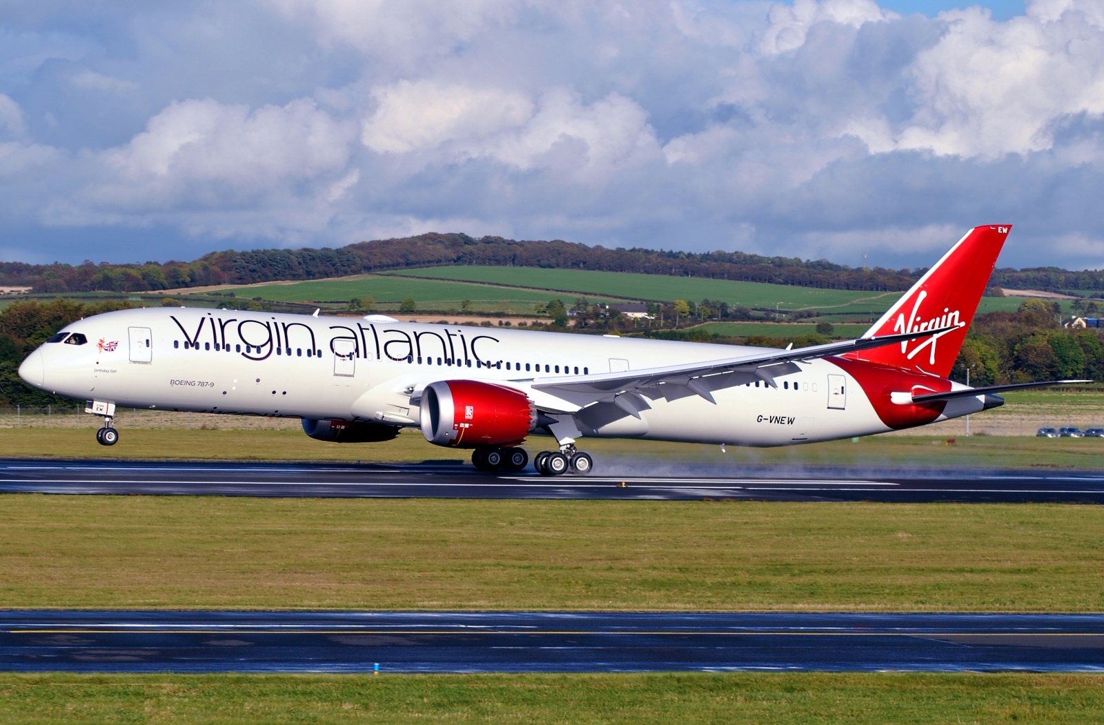 Virgin Atlantic Airways Boeing 787-9 Touch Down Aircraft Wallpaper 4014