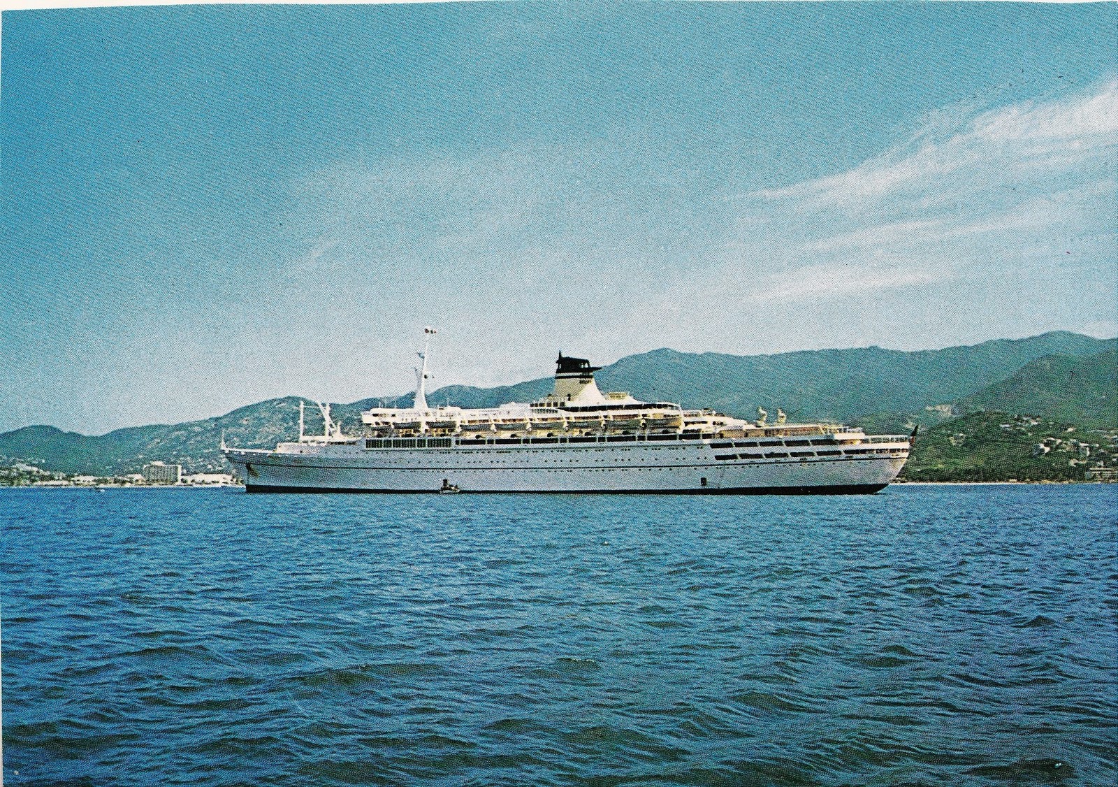 SS "GUGLIELMO MARCONI" during a world cruise