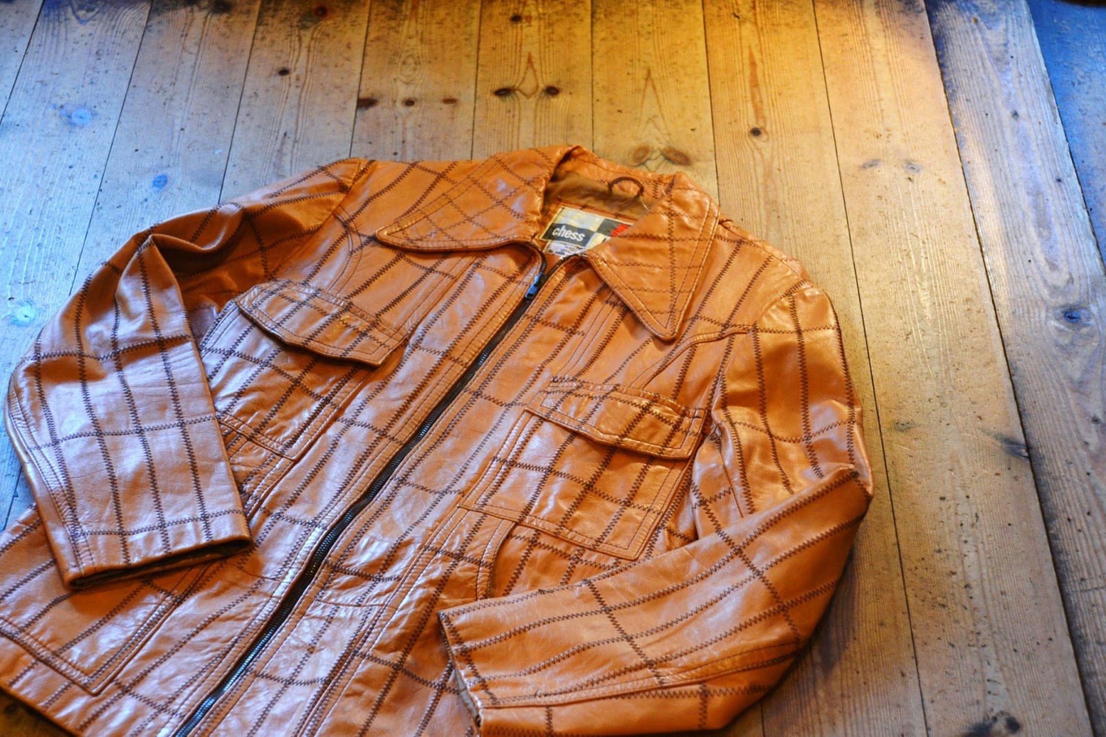 PERORI STYLE BLOG: "CHESS KING" Leather Design Jacket