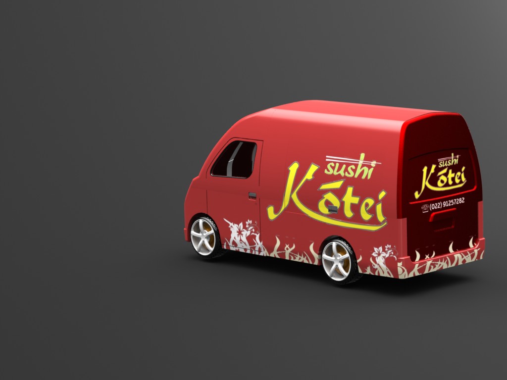 gnp design: Delvan Moko Sushi Kotei (Mobil Toko)