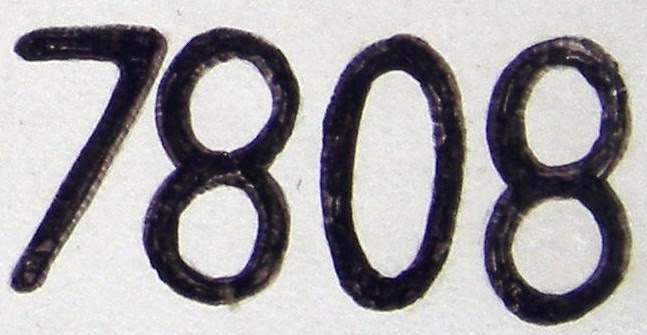 NumberADay: 7808