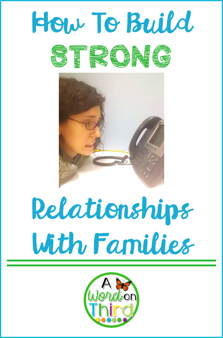 How To Build Strong Relationships With Families | A Word On Third