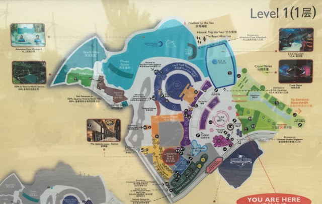 Observe the world: Resort World Sentosa RWS Beach Villa