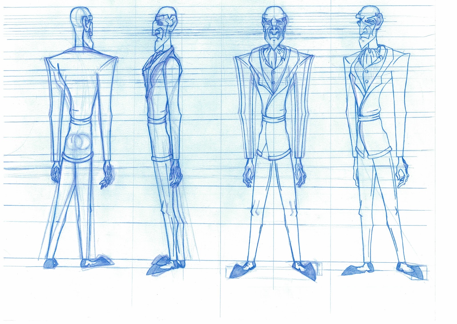 Martin Villeneuve: Model Sheet - Evil Character