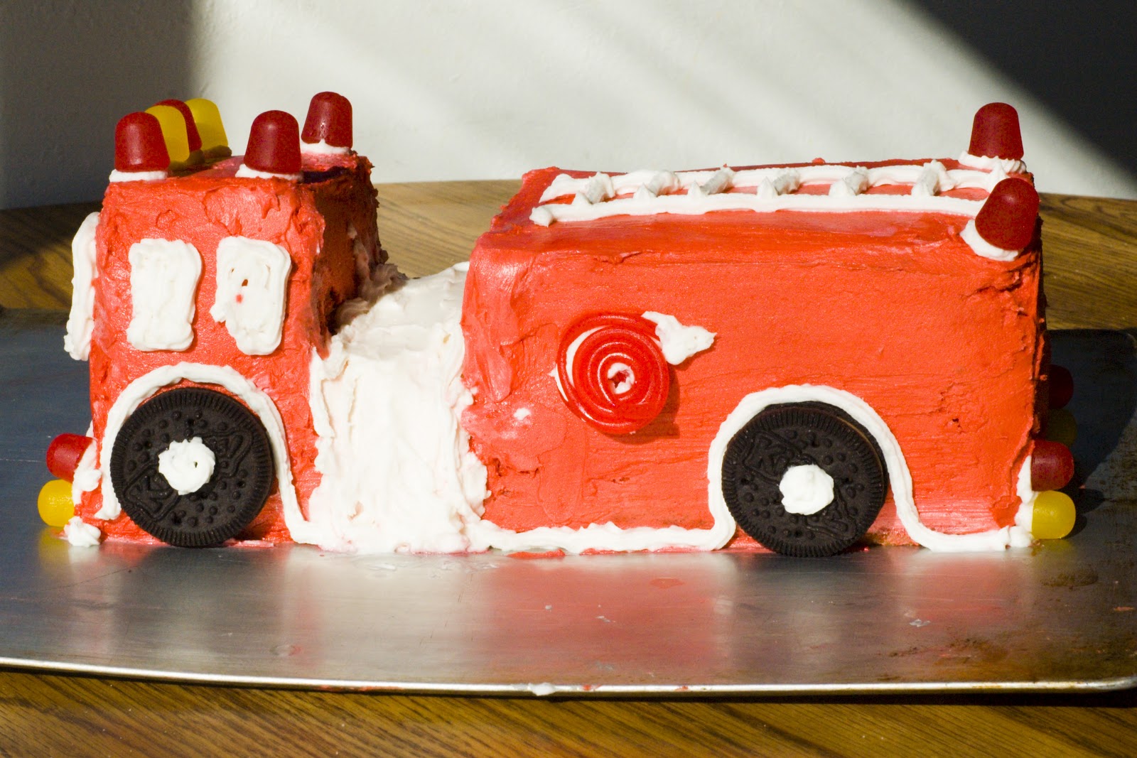 Mommy Lessons 101: Fire Engine Birthday Party