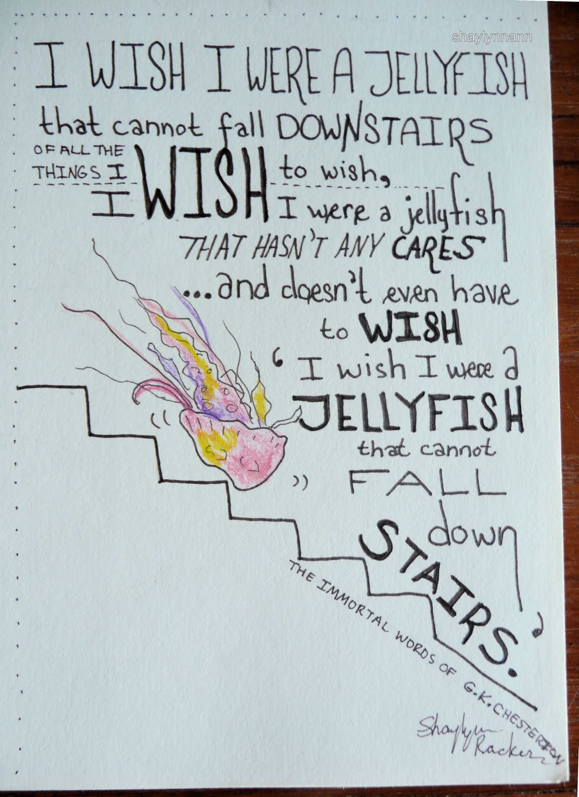 Colored Pencil on the Ceiling - Shealynn's Faerie Shoppe