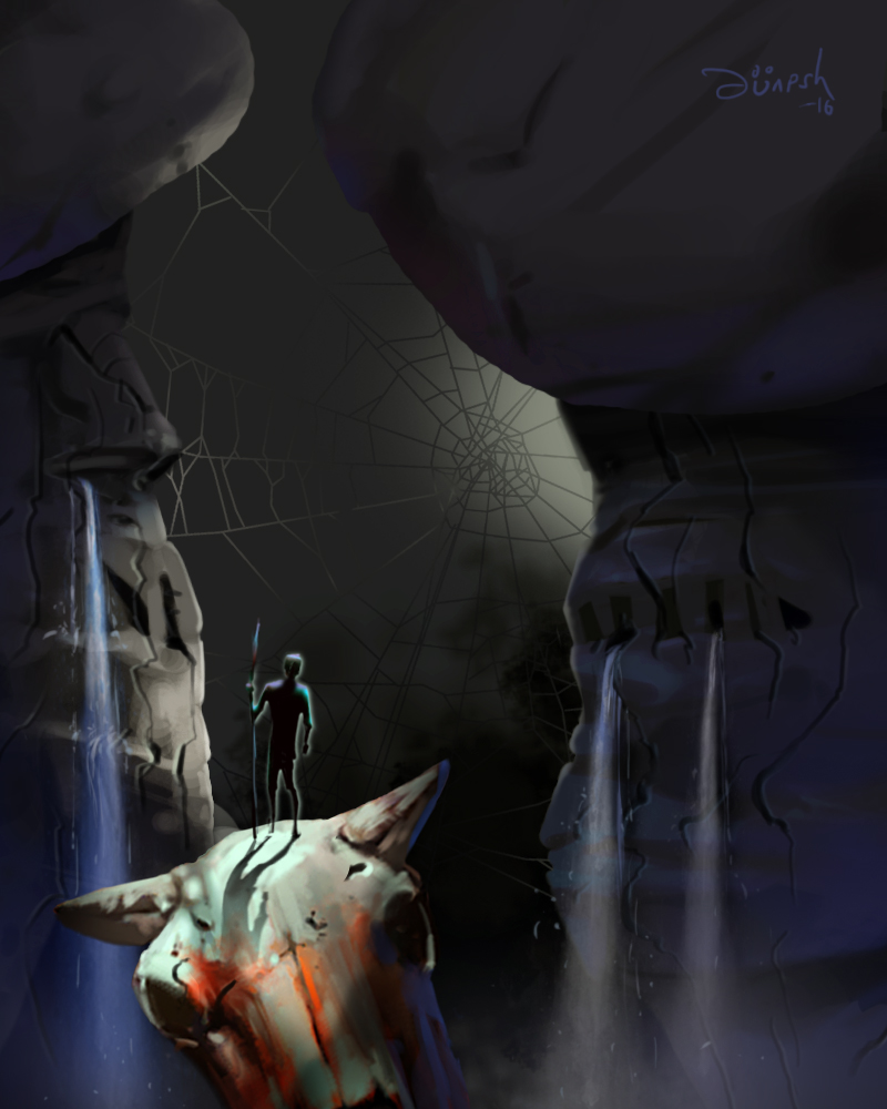 dinesh kushwaha: "Doors of fear" (concept art)