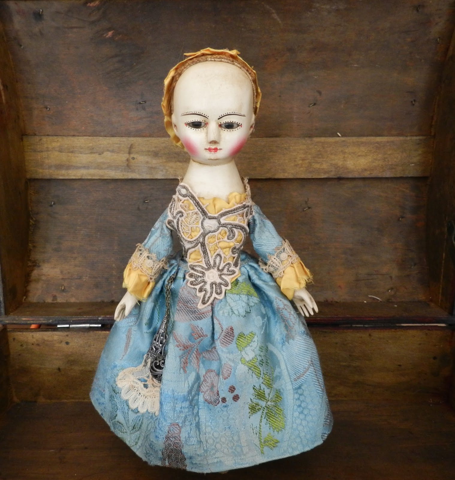 The Old Wooden Sisters: Queen Anne doll baby available