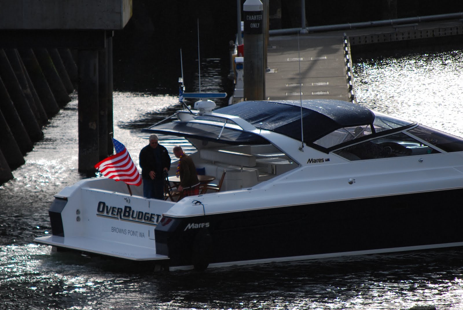 Channel 14, Seattle Traffic: 55' Mares Power Catamaran