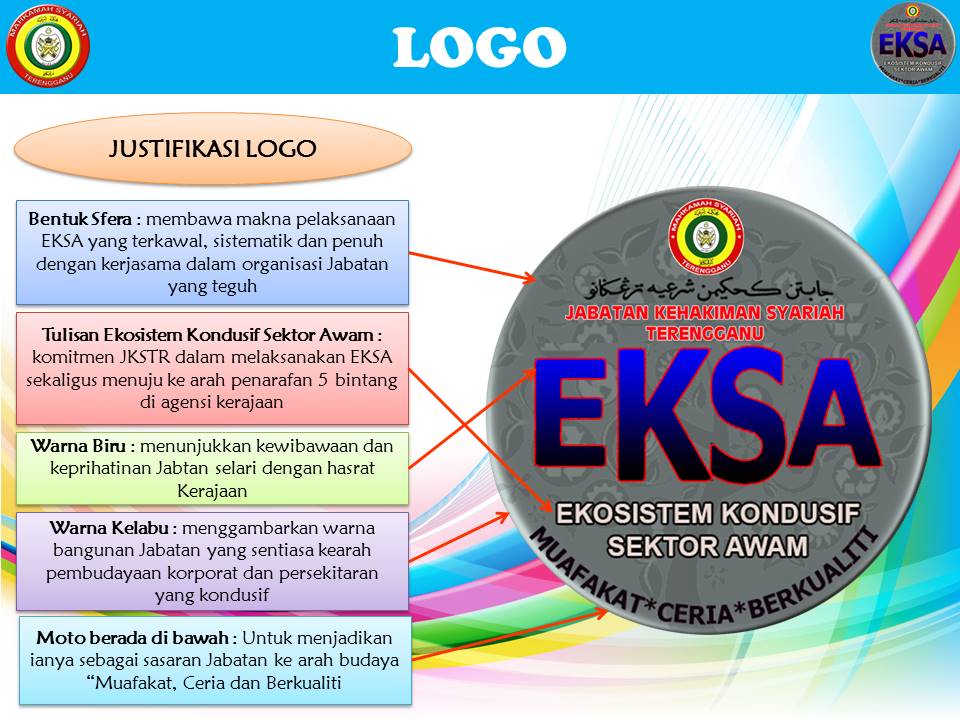 .: LOGO EKSA DAN JUSTIFIKASI