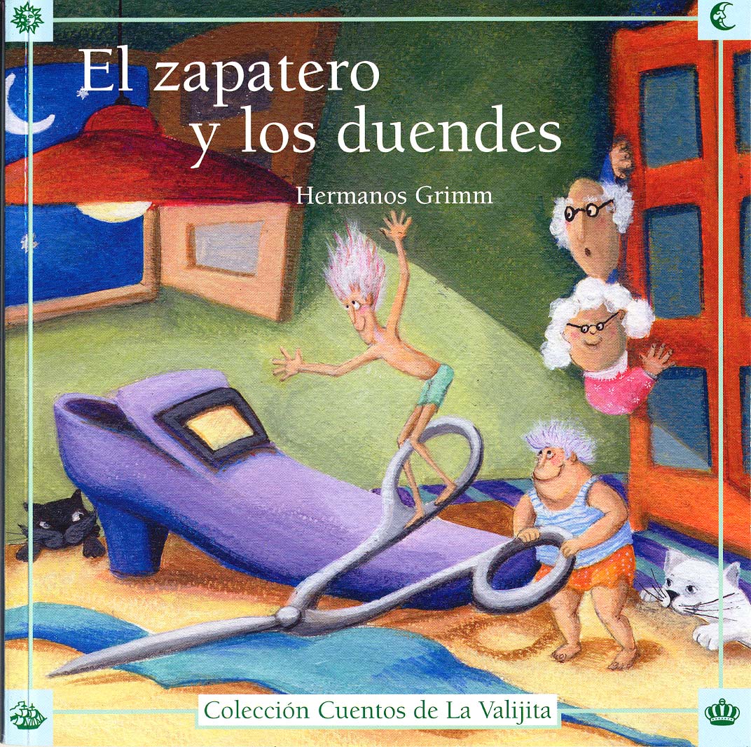 ilustraciones: El zapatero y los duendes. La Valijita Ed. Atlantida