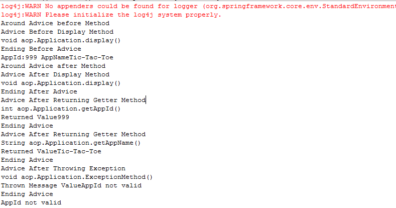 Spring AOP and AspectJ Framework Integration
