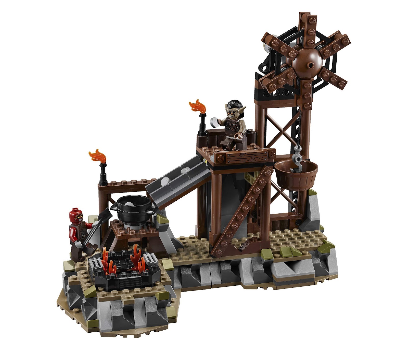 onetwobrick11: LEGO set database: set database: LEGO 9476 the orc forge