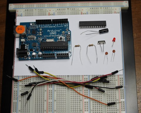 DQSoft: Passo a Passo: Usando o Arduino UNO para Gravar o Bootloader do Arduino em um ATMega328