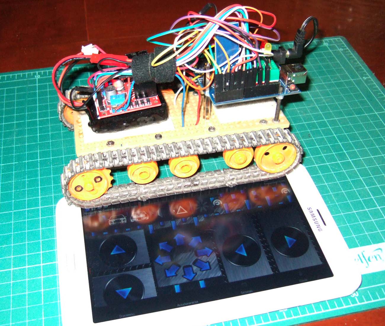 Hobby Witch: Arduino Bluetooth Tracked Robot via Android Application