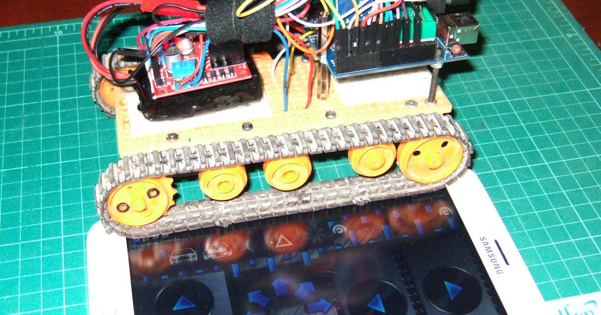 Hobby Witch: Arduino Bluetooth Tracked Robot via Android Application