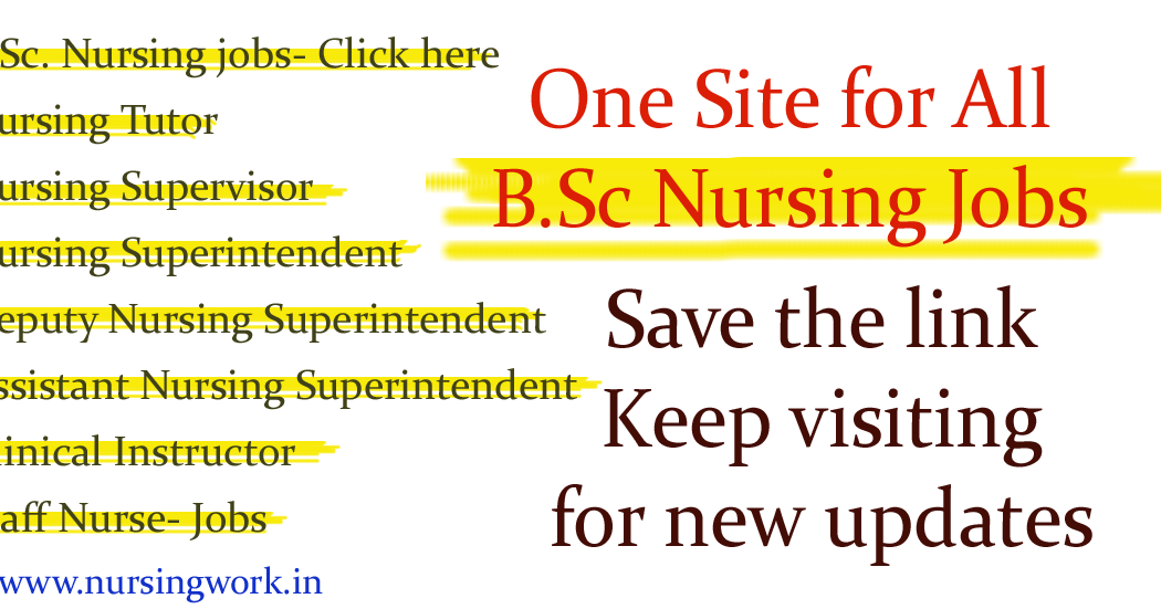 B.Sc Nursing Jobs