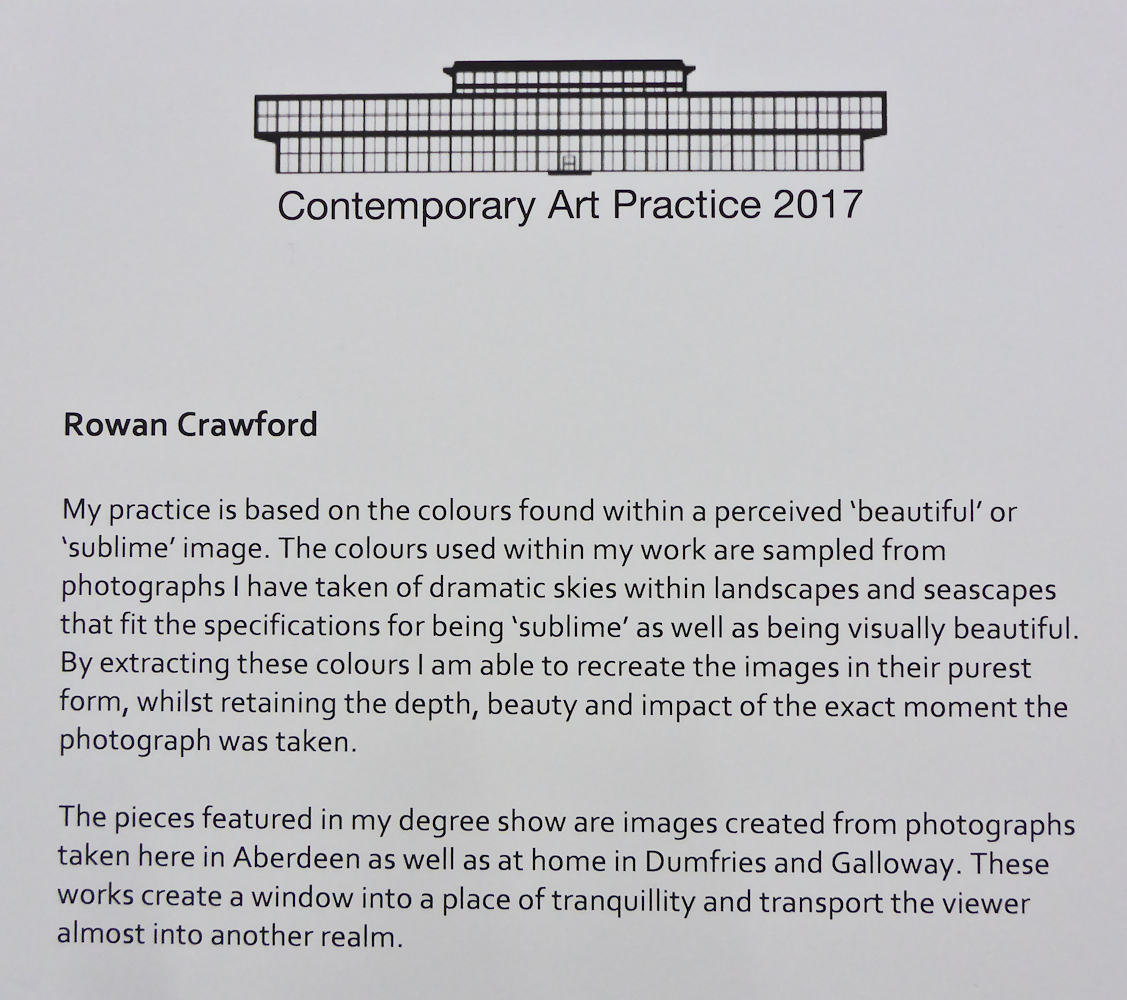 Fenfolio: Grays School of Art Degree Show