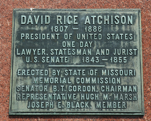 Nate's Nonsense: David Rice Atchison (President for a Day)