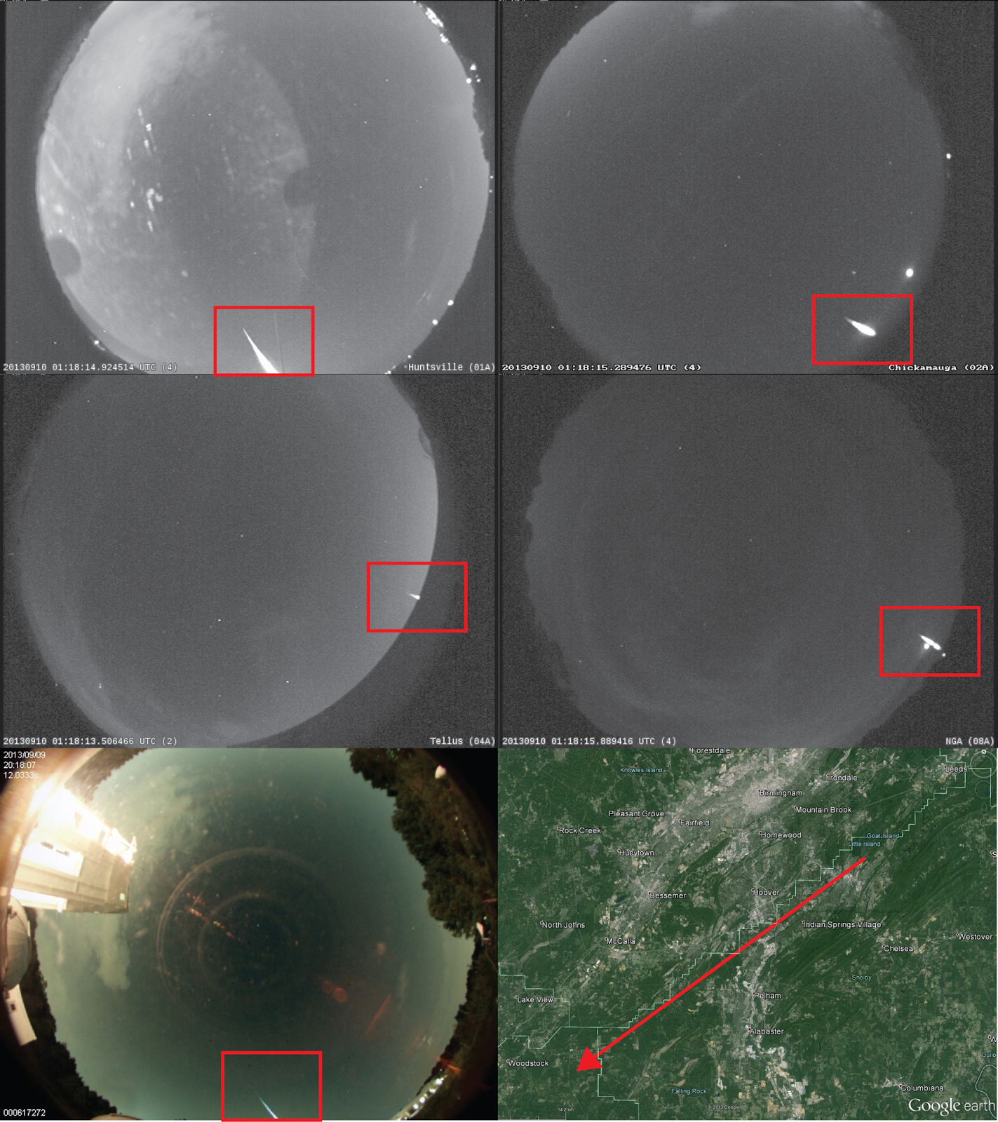 The Latest Worldwide Meteor/Meteorite News: Breaking News- GA AL TN MS ...