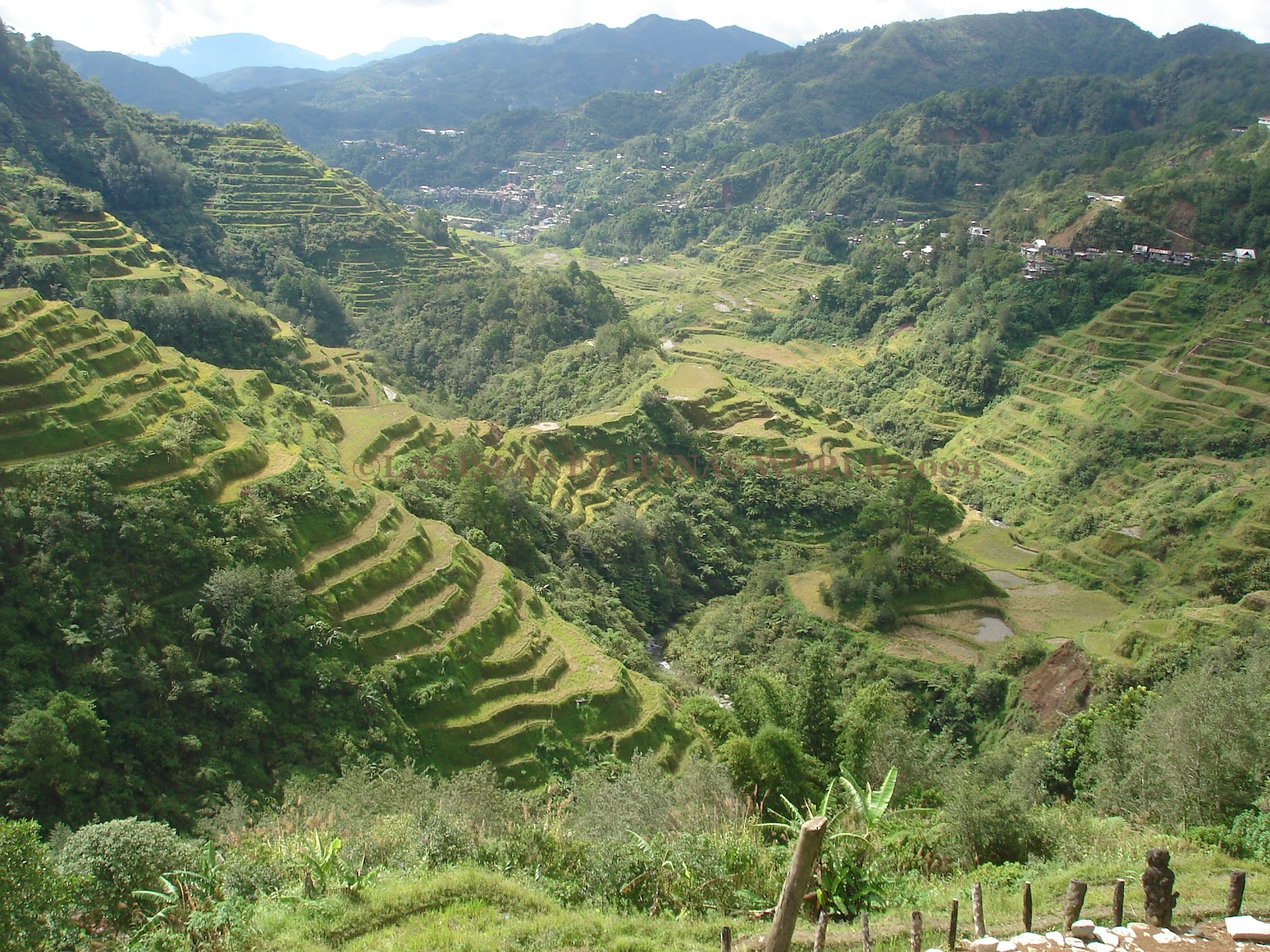 Las Islas Filipinas World: Famous Banaue Rice Terraces From Viewing Deck