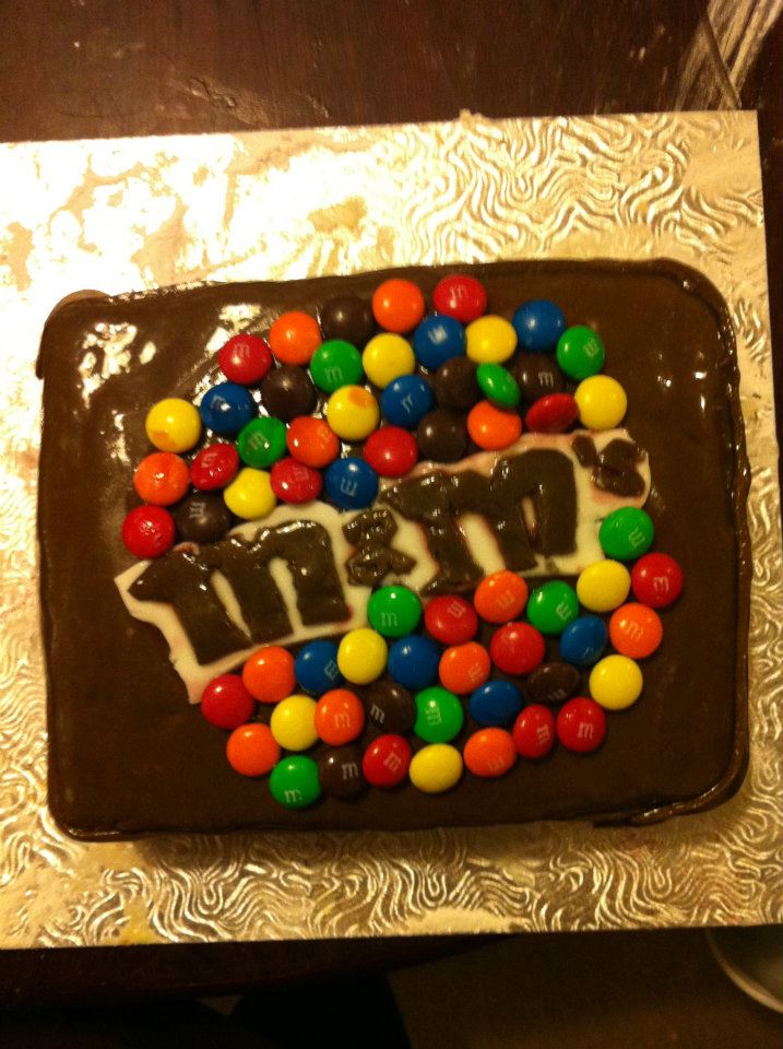 Katey's Cakes: m&m's cake