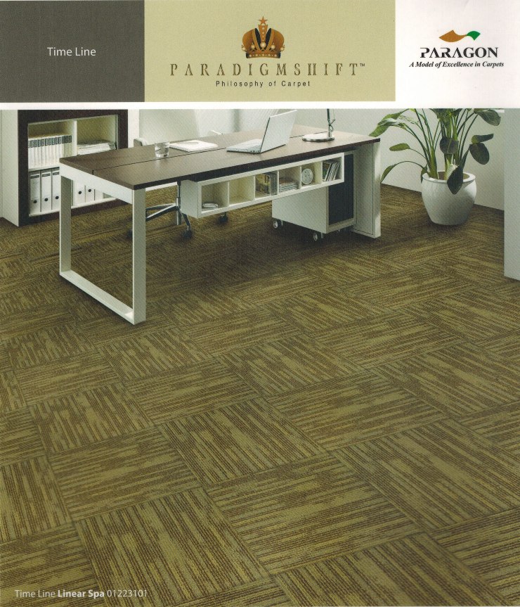 THẢM TRẢI SÀN : Thảm trải sàn dạng viên Nylon Timeline