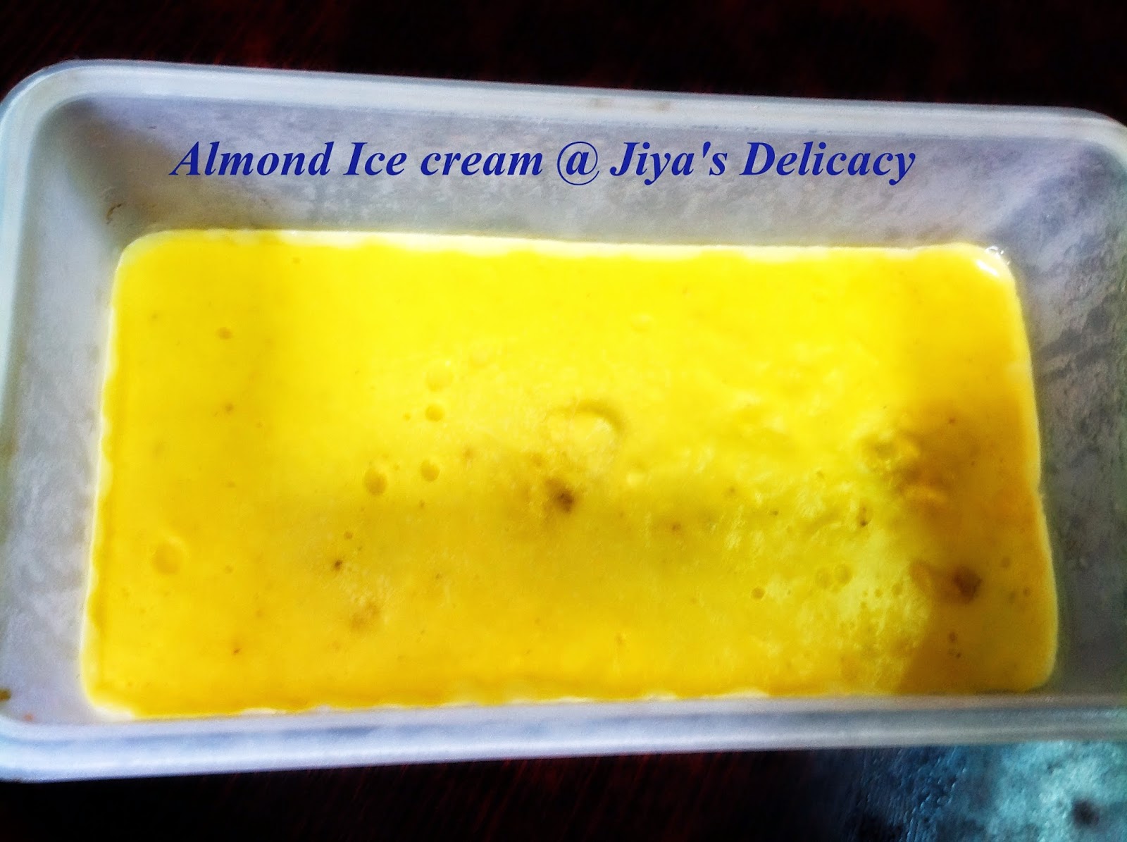 Jiya's Delicacy: Almond Ice cream/ Badam Ice cream