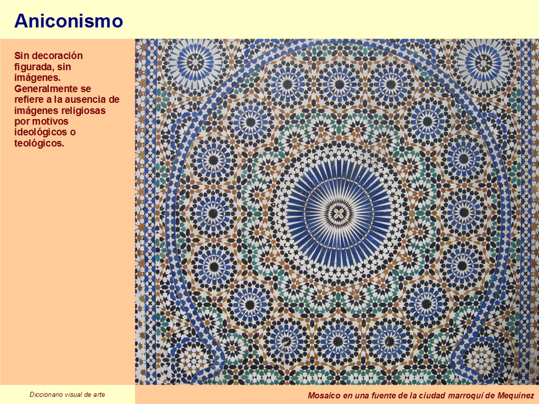 Diccionario Visual de Arte: Alminar - Aniconismo