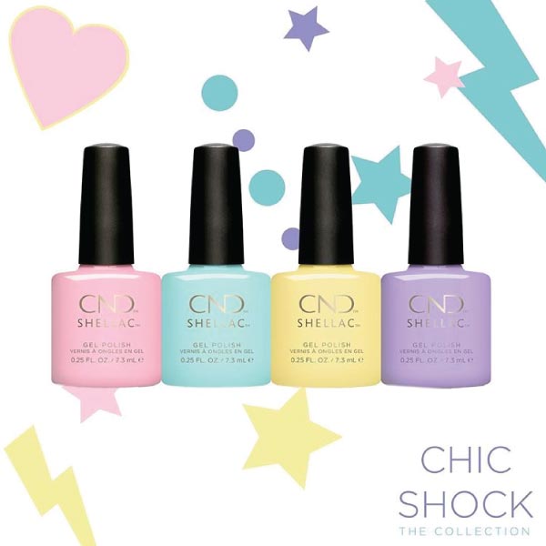 Fabulous And Glowing: CND Chic Shock Collection 2018 - Pastel Attack