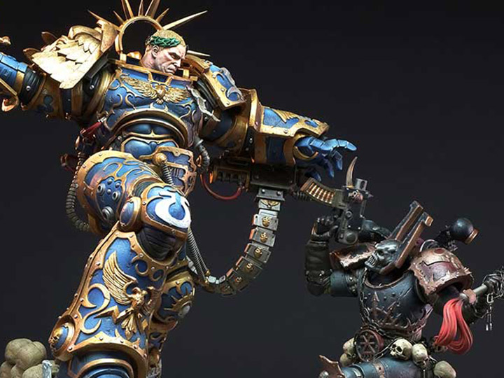 Warhammer 40,000 Guilliman vs Chaos Space Marine Limited Edition ...