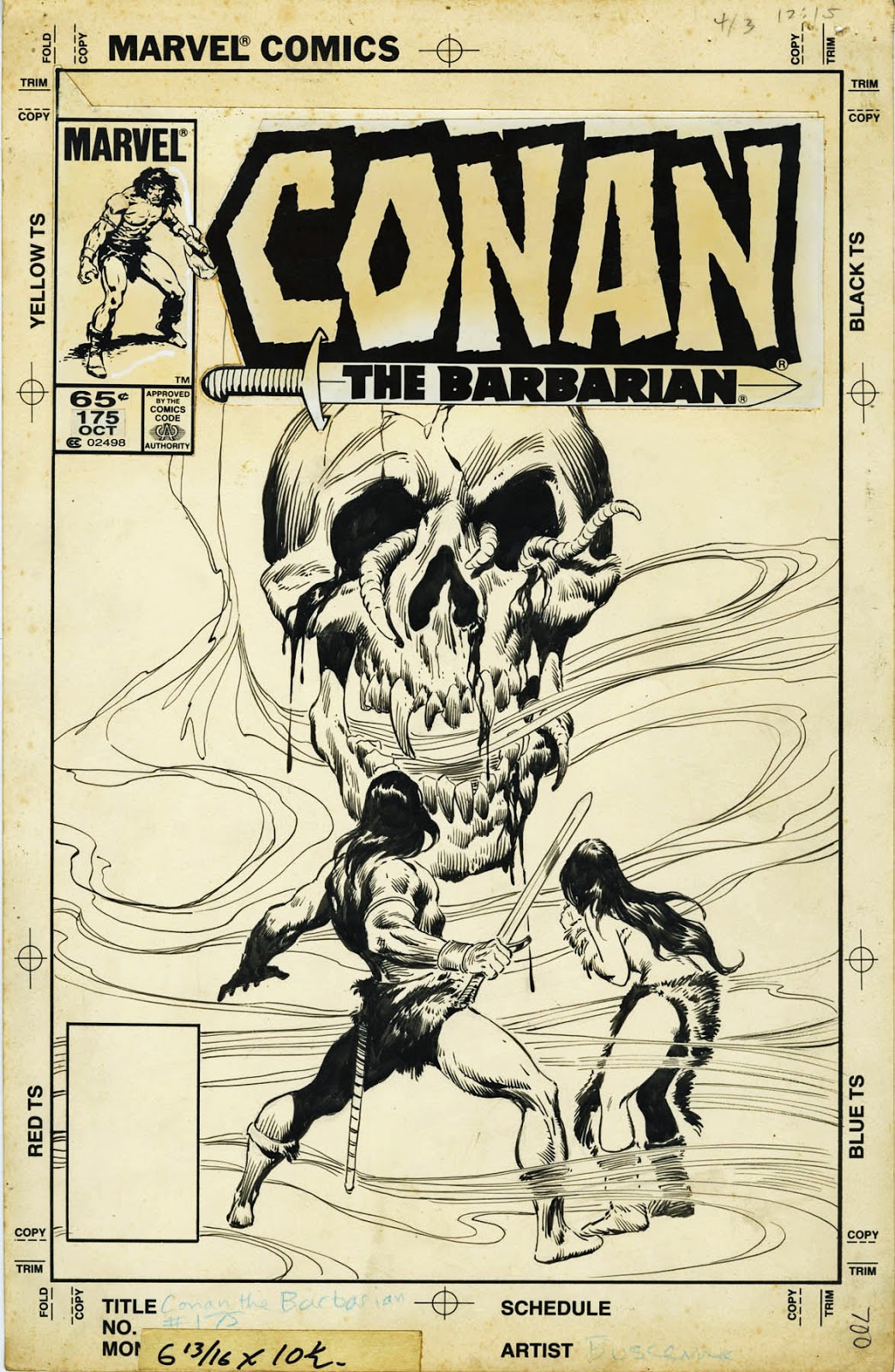 Marvel Comics of the 1980s: 1985 - Anatomy of a Cover - Conan the ...