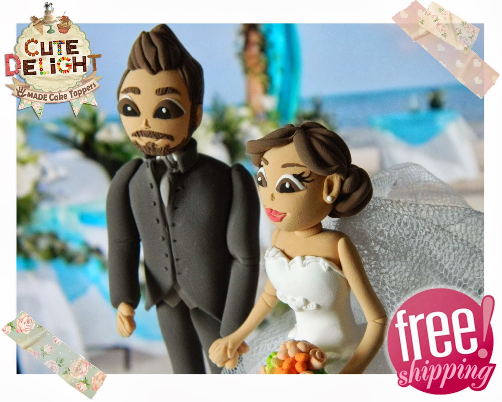 Wedding cake toppers, Custom Cake Topper, Funny cake toppers, Cake ...