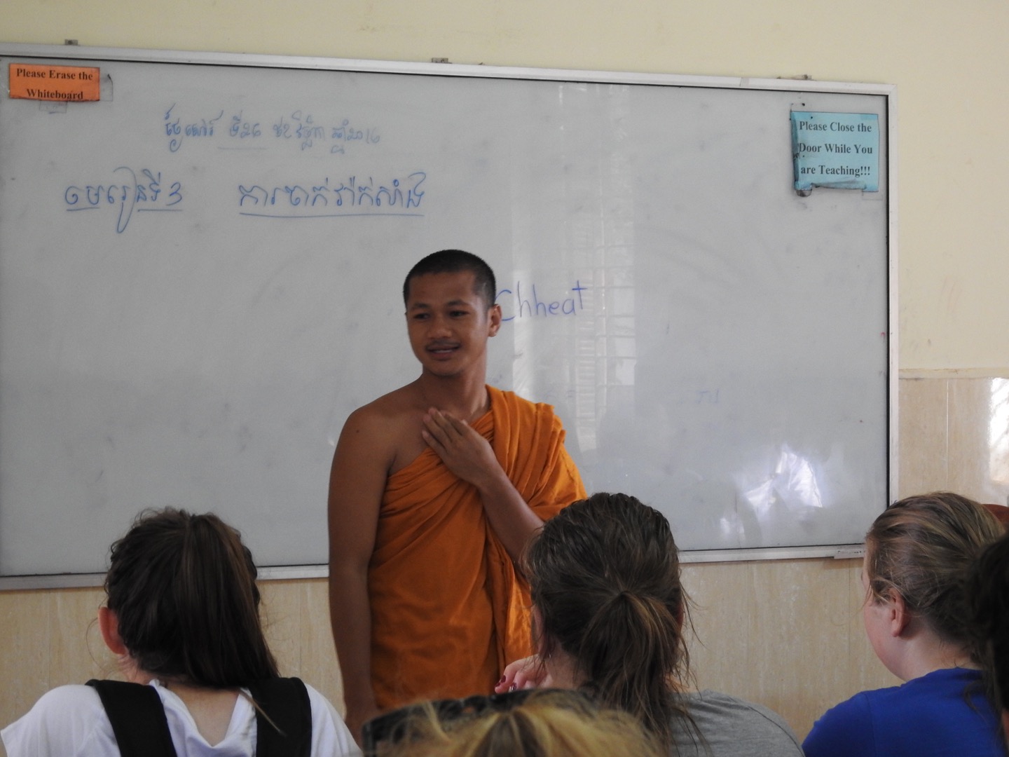 SALT Cambodia 2016: Khmer language lesson