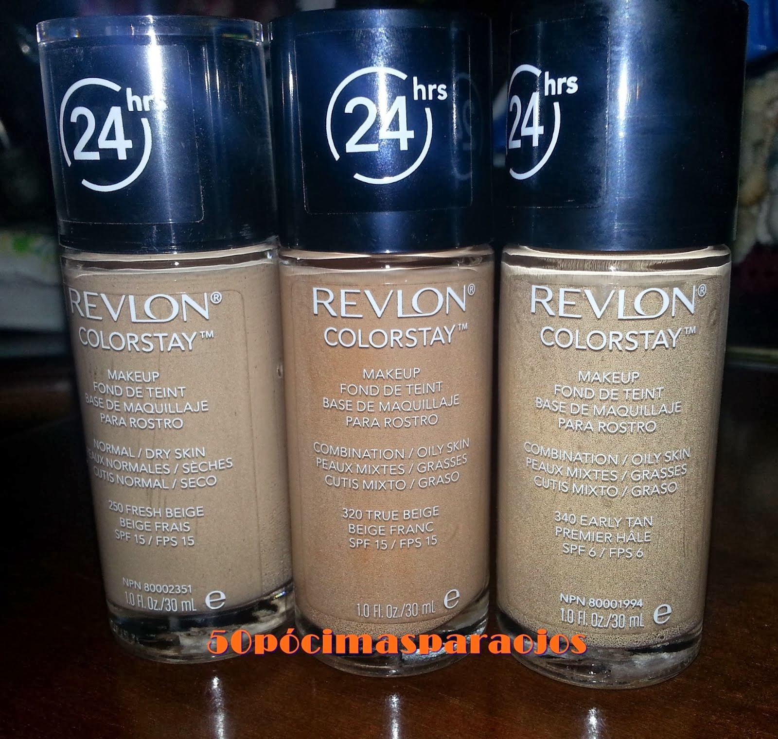50 pócimas para ojos: Bases de Revlon: Colorstay y Photoready