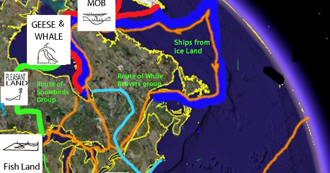 LENAPE LEARNING: Lenape Migration Routes