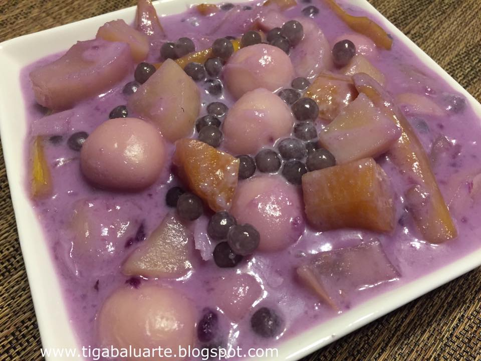 Ginataang Ube Bilo Bilo Recipe