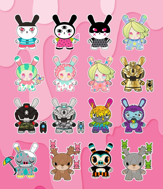 The Designer Toy Awards Dunny Mini Series from Kidrobot for May 2017