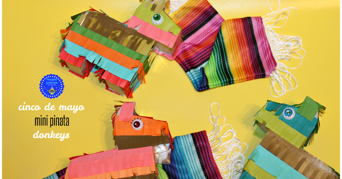 hoopla palooza: diy cinco de mayo mini pinata donkeys