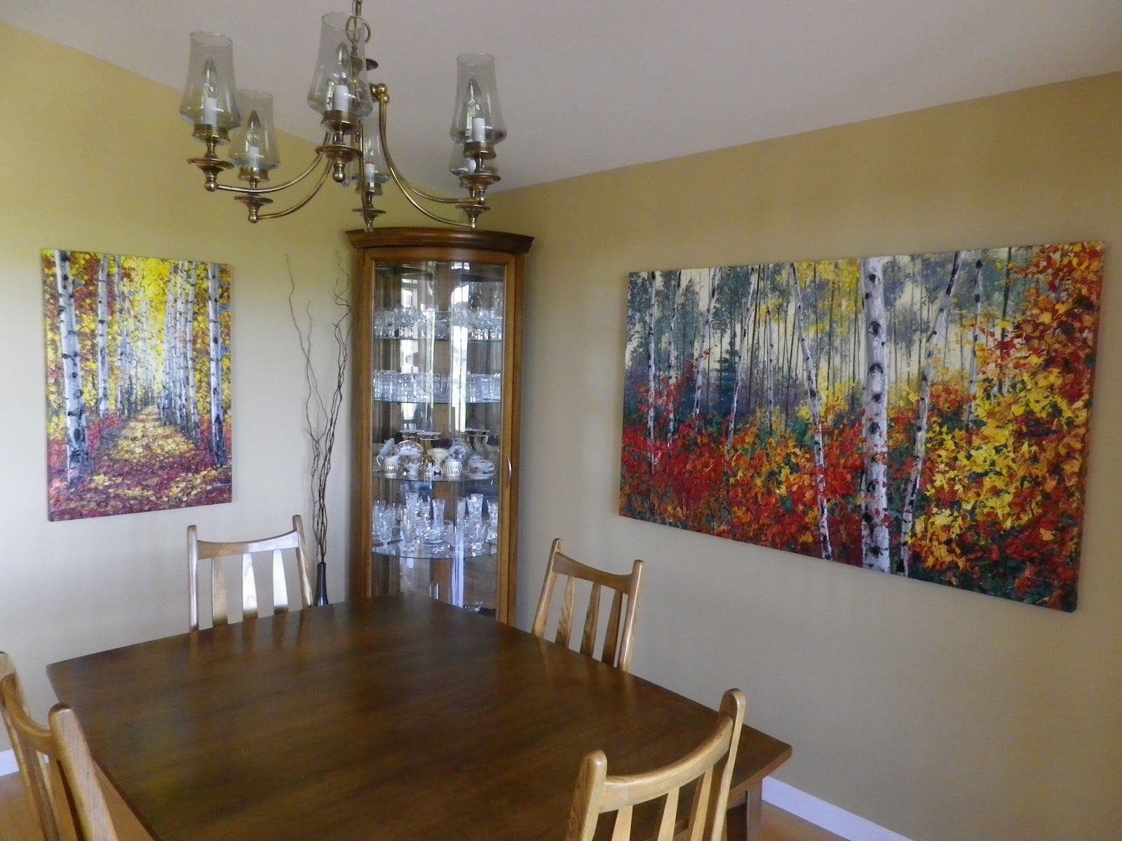 Aspen Paintings by Contemporary Aspen Artist Jennifer Vranes, Birch ...